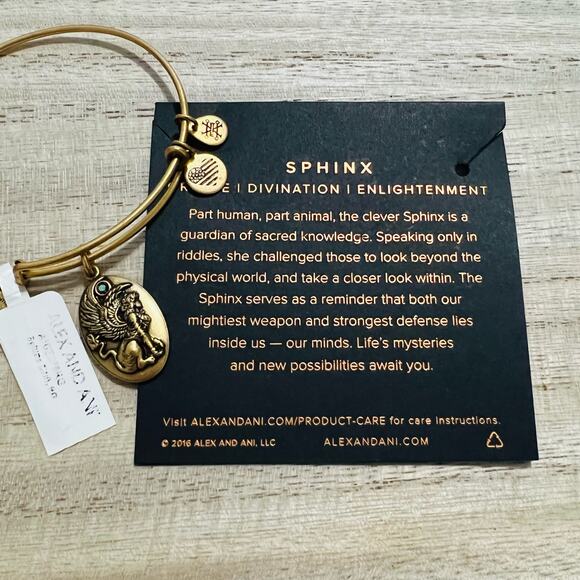 Alex and Ani | Jewelry | New Alex And Ani Path Of Symbols Sphinx Charm Bangle Bracelet In ...